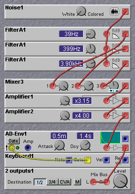 Figure 4.5. Multi-filter pink noise patch (J. Clark)